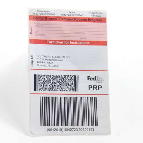 Delonghi Return Service Label Client To - Prp-Orlando– Delonghi Parts