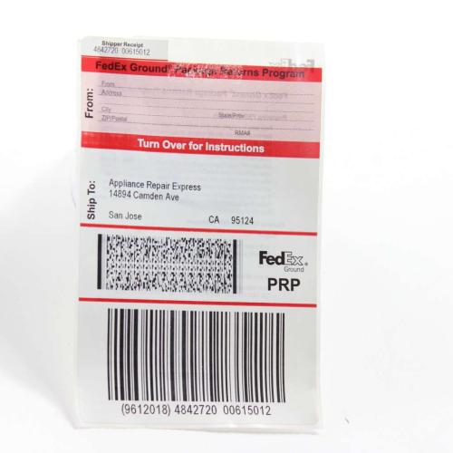 Delonghi Return Service Label Client To - Prp-Sanjose– Delonghi Parts