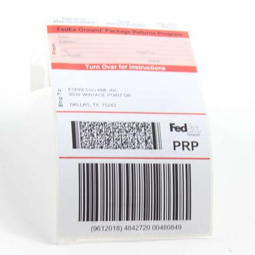 Delonghi Return Service Label Client To - Prp-Dallas– Delonghi Parts