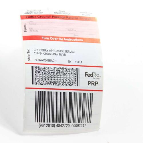 Delonghi Prp-Howarsbeach Return Service Label Client To– Delonghi Parts