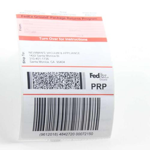 Delonghi Return Service Label Client To - Prp-Santamonica– Delonghi Parts